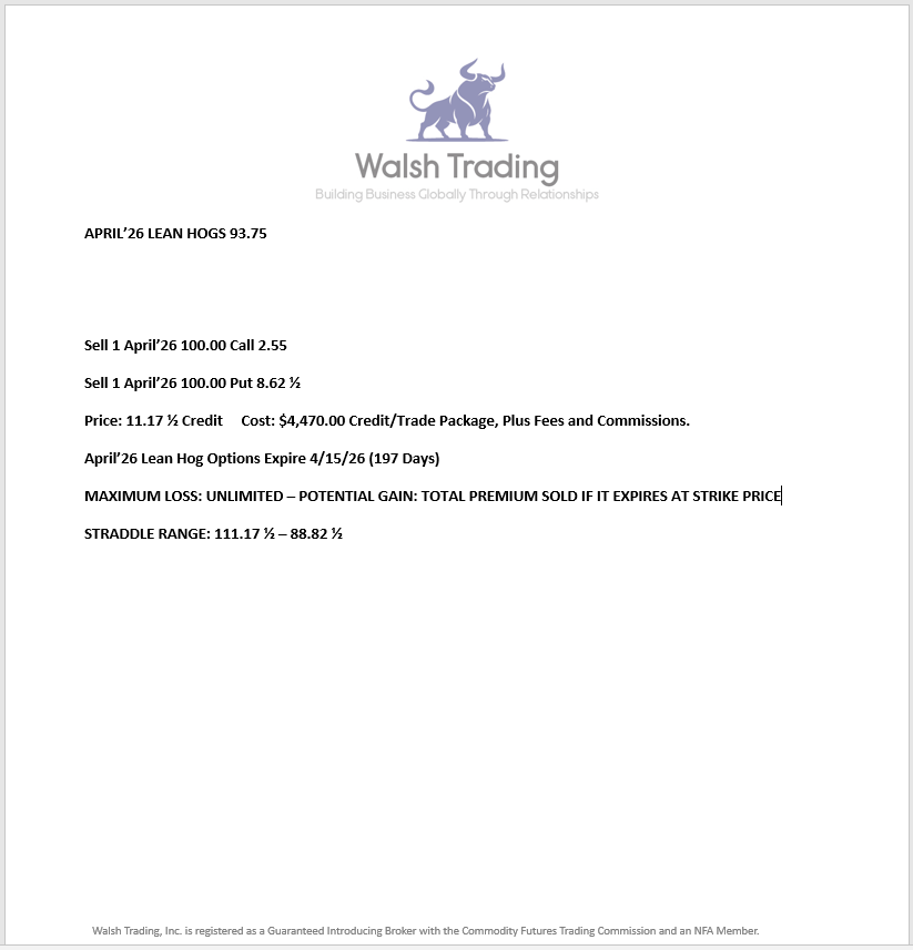 Pure Hedge - Livestock and Grain - Walsh Trading